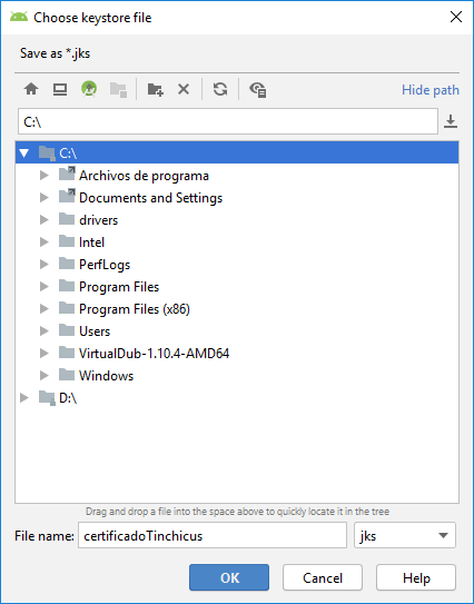 Android / Crear certificado y firmar aplicacion – El blog de Tinchicus
