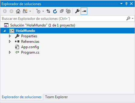 C# / Primer programa con Visual Studio – El blog de Tinchicus